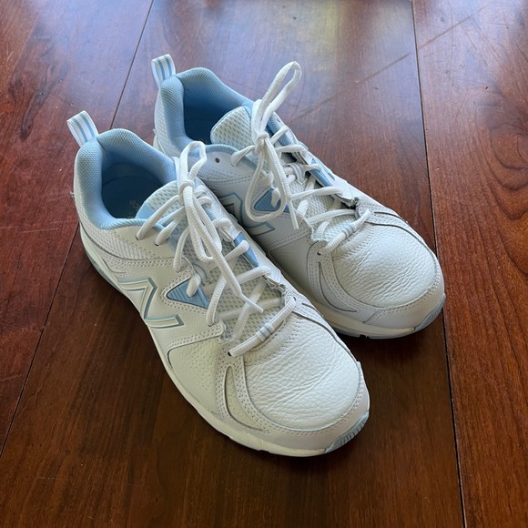 New Balance | Shoes | New Balance 857v2 Womens 95 White Light Blue ...